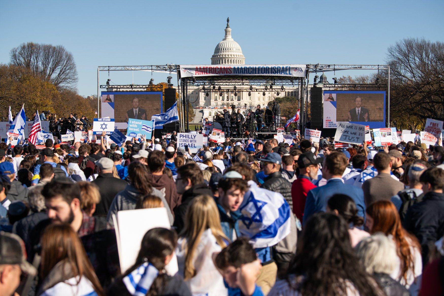 March for Israel: Largest Jewish Gathering in US History